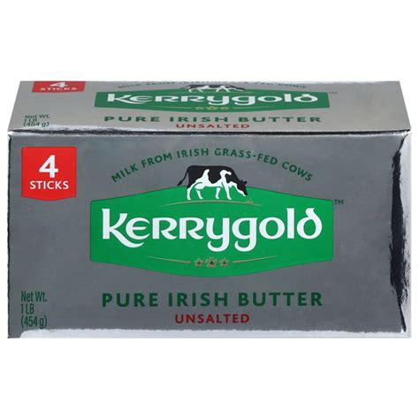 Save On Kerrygold Grass Fed Unsalted Pure Irish Butter Sticks 4 Ct Order Online Delivery