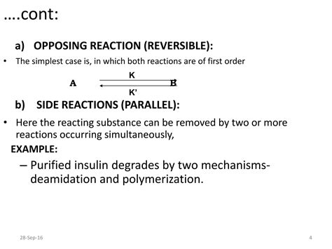 First Order Complex Reaction Pptx