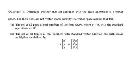 solved determine whether each set equipped with the given