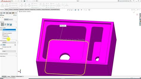 Solidworks Lecture 38 Shell Command Youtube