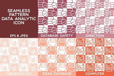 Seamless Pattern Data Analytic Icon Graphic By Beldonbenediktus