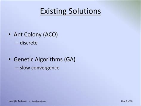 Ppt Particle Swarm Optimization Efficiently Optimizing Functions Powerpoint Presentation Id