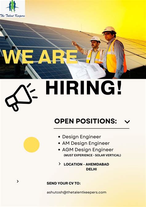 Ashutosh Mishra On Linkedin Urgenthiring Designengineer Renewableenergy Solar Solarplant