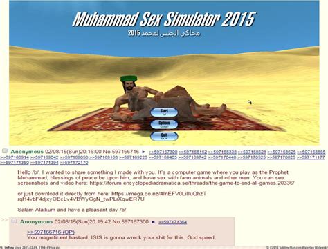 Pic Sex Anon Simulator 4chan 141149B 4chan Anon Makes Muhammed Sex Simulator