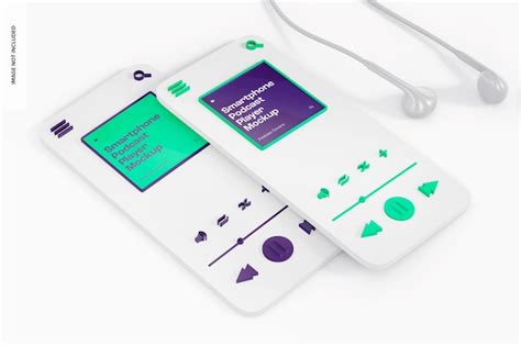 premium psd smartphone podcast players mockup