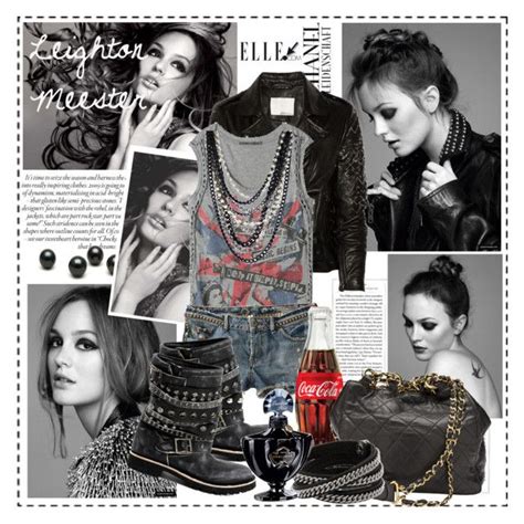 Leighton Meester Rock Chic Fashion