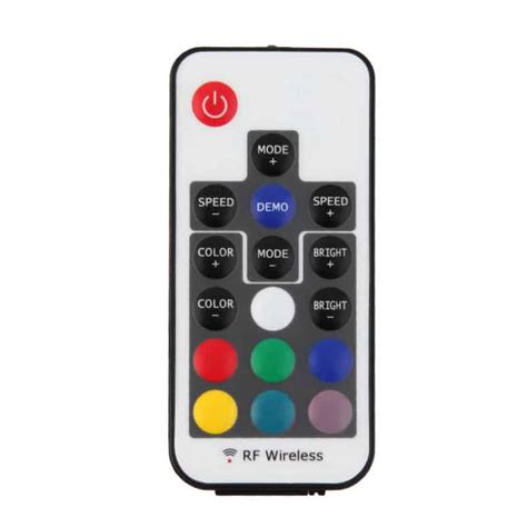 Mini RGB LED Effects Controller With RF Remote Control