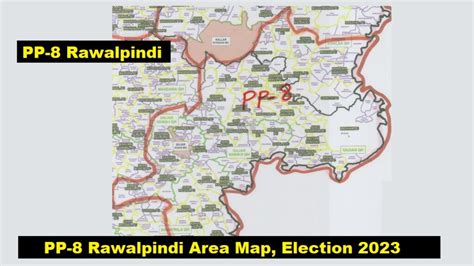 Pp 8 Rawalpindi Delimitation Halqabandi Area Map Election 2023