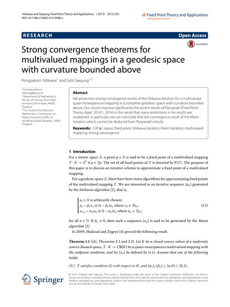 [pdf] Strong Convergence Theorems For Multivalued Mappings In A