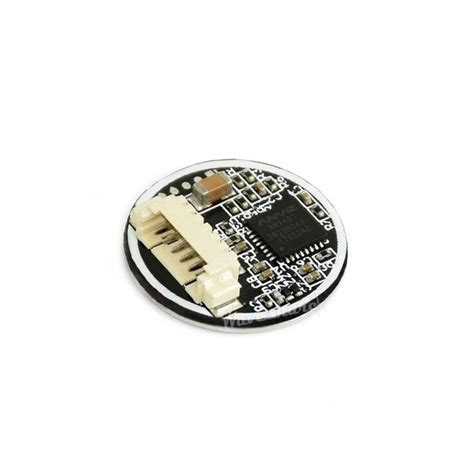Round Shaped All In One UART Capacitive Fingerprint Sensor HiTechChain
