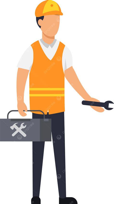 만화 캐릭터 벡터 일러스트 레이 션의 집 수리 작업자 남성 만화 벡터 삽화 Png 일러스트 및 벡터 에 대한 무료 다운로드 Pngtree