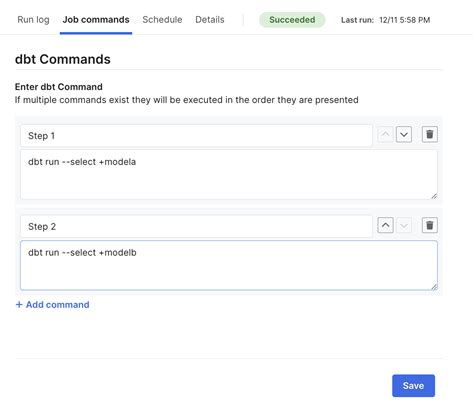 what s new in the updated transformation flow built around dbt jobs