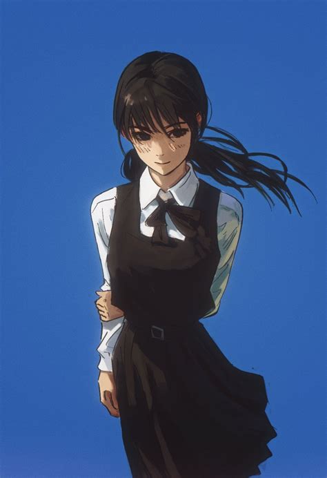 mitaka asa (chainsaw man) drawn by yao_liao_wang | Danbooru