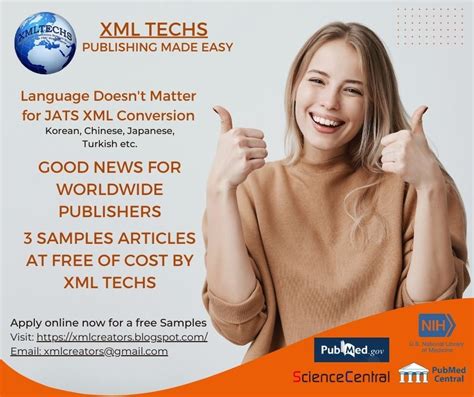 Jats Xml Pmc Publishingservices Xml Techs