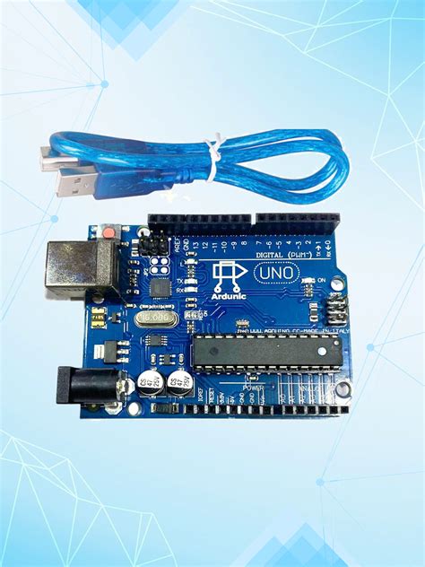 Arduino Uno R3 Dip Usb кабель 30 см плата микроконтроллера