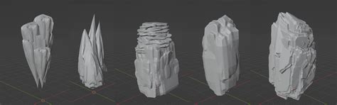 Rockify Rock Generator Plugin For Blender Blender Market