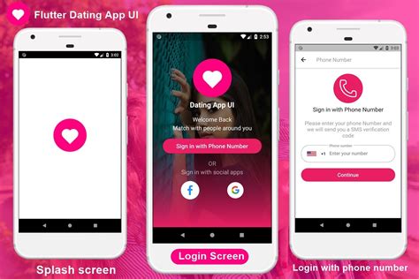 Flutter Dating App UI For Android And IOS Code Market