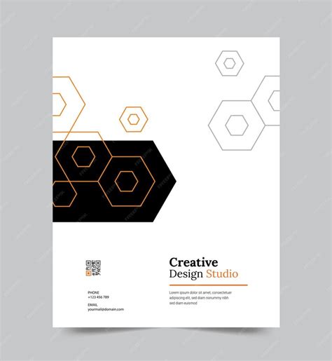 연례 보고서 표지 템플릿 레이아웃 디자인 프리미엄 벡터