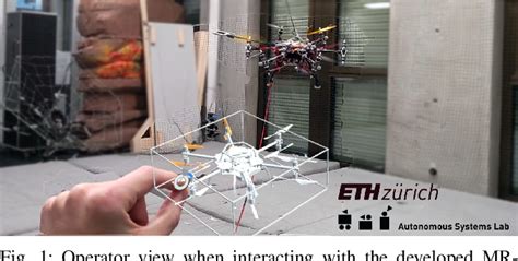 Figure 1 From Design And Evaluation Of A Mixed Reality Based Human Robot Interface For