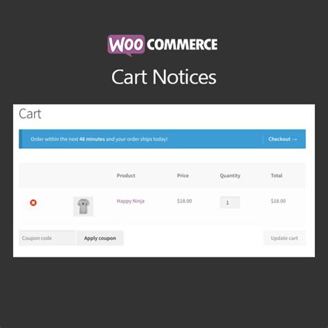 Tải Woocommerce Cart Notices Miễn Phí