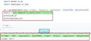 Convert A DataFrame To JSON In Python Methods