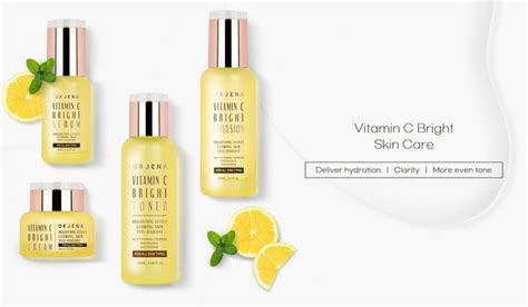 Orjena Vitamin C Bright Cream Emulsion Toner Serum 4pcs For Sale in ...