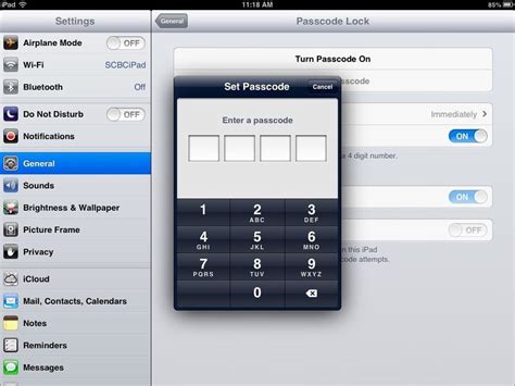 How To Setup A Passcode On An Ipad Bc Guides