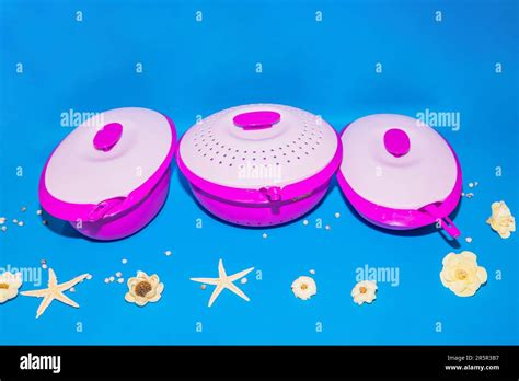 The Purple Plastic Vegetable Container Set Is A Versatile And