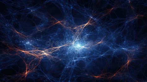 Universe Dark Matter Elements Stock Illustration Illustration Of