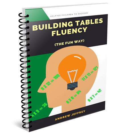 Building Tables Fluency Pdf Whole School Site Licence Andrew Jeffrey