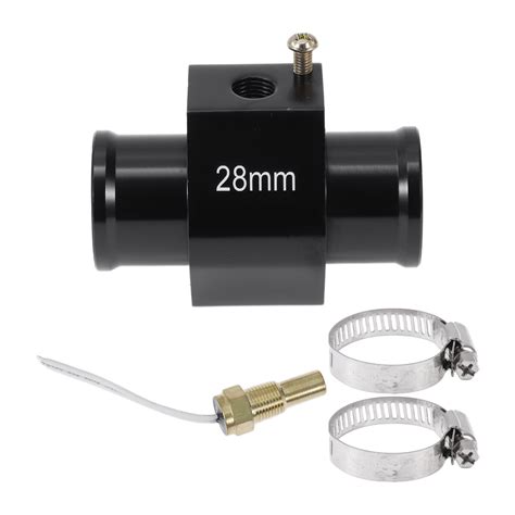 Unique Bargains 12 24v Universal Water Temp Sensor Kit 1 8npt 28mm Black Adapter 150f On