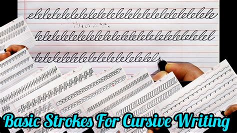 Basic Strokes For Cursive Writing How To Improve Your Handwriting Basic