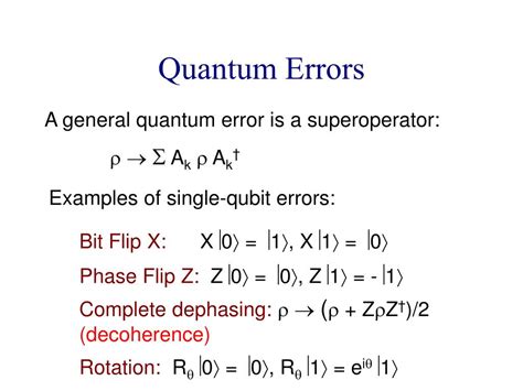 ppt quantum error correction powerpoint presentation free download