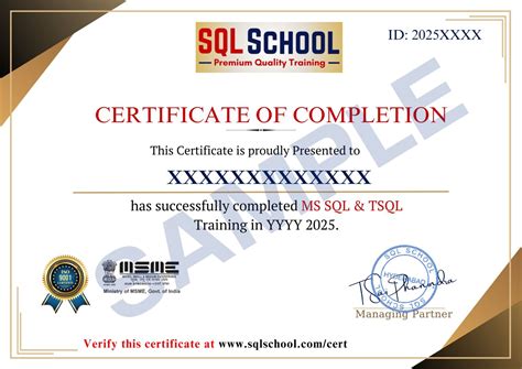Sql Server And Tsql Training Sql School