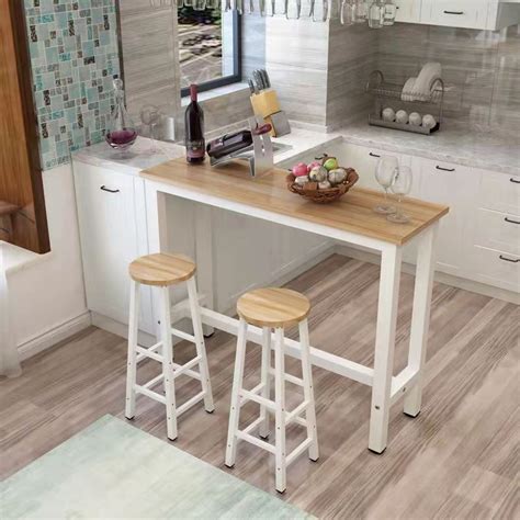 Ready StockMeja Bar Ruang Tamu Dan Kabinet Dapur Table Bar Extand Kitchen Kabinet Dining