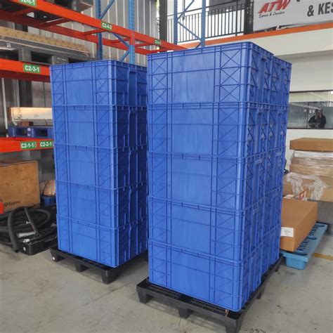 Container Box Plastik Keranjang Kontainer Industri Serbaguna