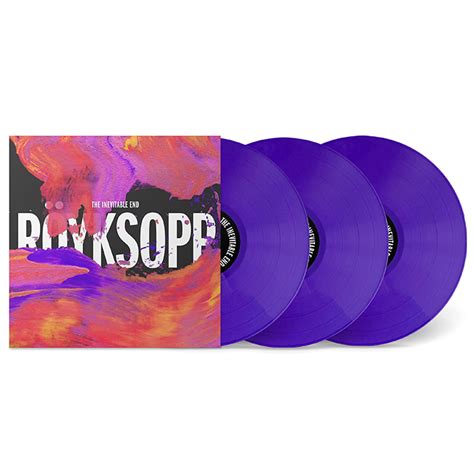 Royksopp The Inevitable End Applestump Records