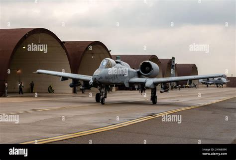 U S Air Force A 10c Thunderbolt Iis 25th Fighter Squadron Taxi Down