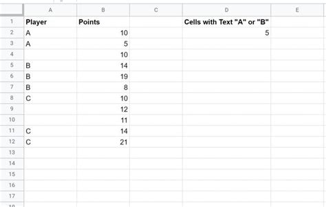 How To Count Cells With Text In Google Sheets Examples