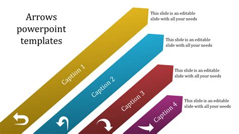 Modern Arrows PowerPoint Template And Google Slides
