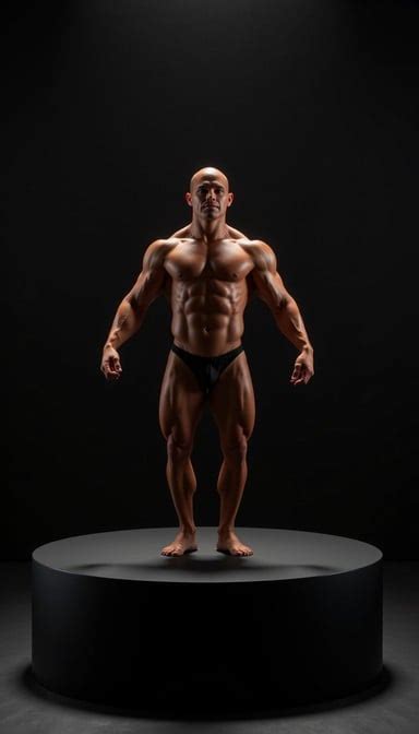 Free Heroic Bronze Physique Image Bodybuilder 3d Minimalist