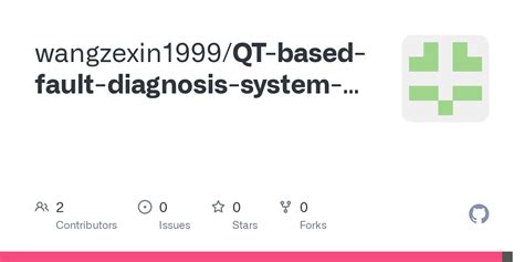 GitHub Wangzexin QT Based Fault Diagnosis System Client