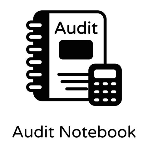 Audit Note Book 3266200 Vector Art At Vecteezy