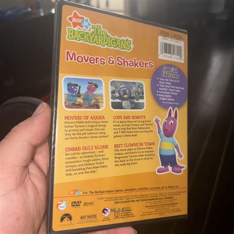 The Backyardigans Movers And Shakers 2007 Dvd