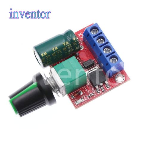 Mini Dc Dc 4 5v 35v 5a 90w Pwm Dc Motor Speed Controller Module Speed Regulator Control Adjust