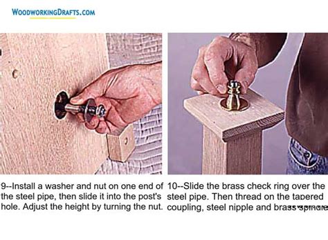 DIY Wooden Floor Lamp Plans Blueprints
