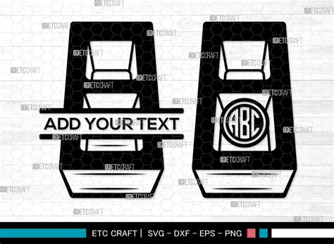 Cinder Block Svg Monogram Graphic By Pixel Elites · Creative Fabrica