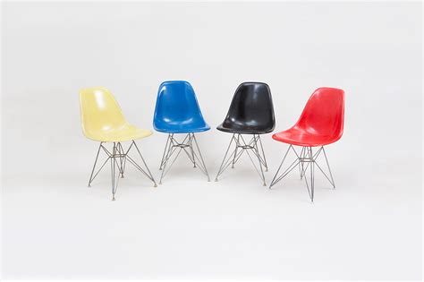 Charles Rae Eames Dsr Shell Chairs With Eiffel Base” Patrick Parrish