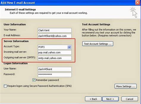How To Configure Yahoo Email In Microsoft Outlook Using POP3