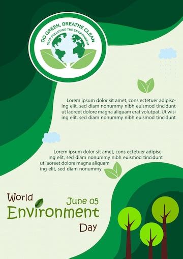 Premium Vector Design And Concept Poster Campaign Of World Environment Day With Slogan Wording